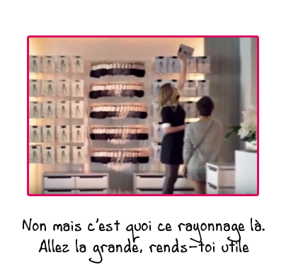 Calzedonia avis, pub avec Julia Roberts (collants grande taille)